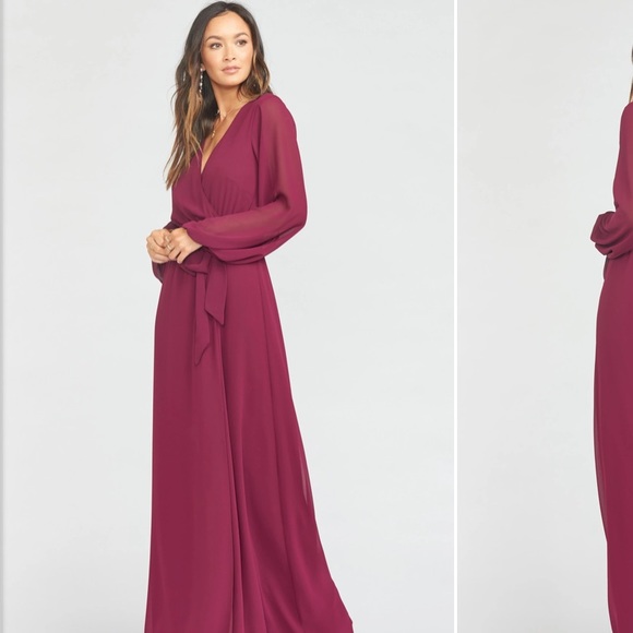 Show Me Your MuMu | Dresses | Show Me Your Mumu Lady Long Sleeve Maxi ...